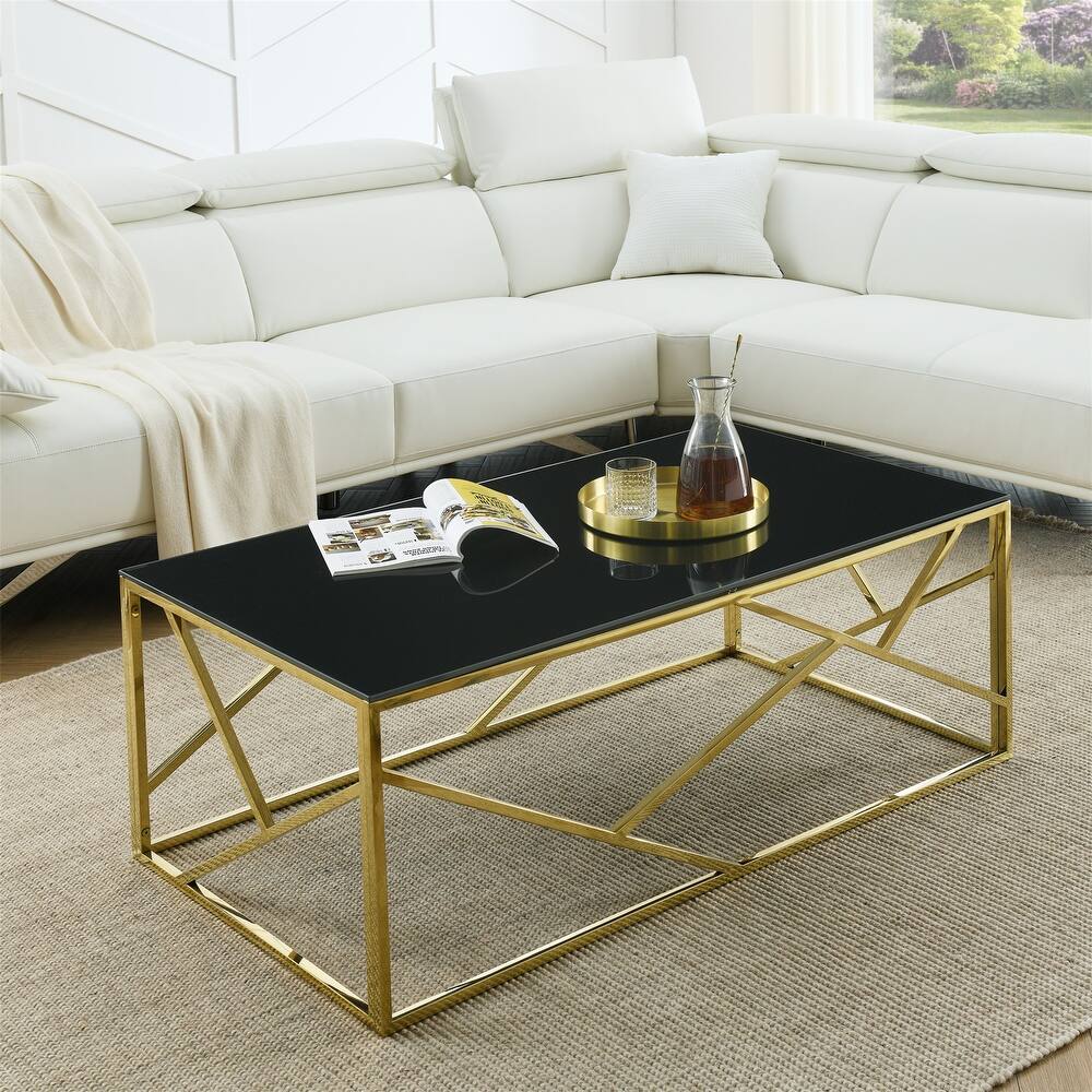 Multiple Rode Based Center Table Marble Texture Top – Metal Furniture